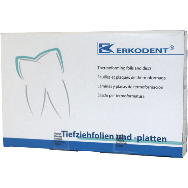 Erkodur plader, hårde, 1,0 x 120 mm, 20 stk.